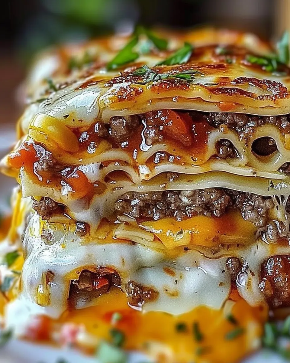 lasagna meets cheeseburger