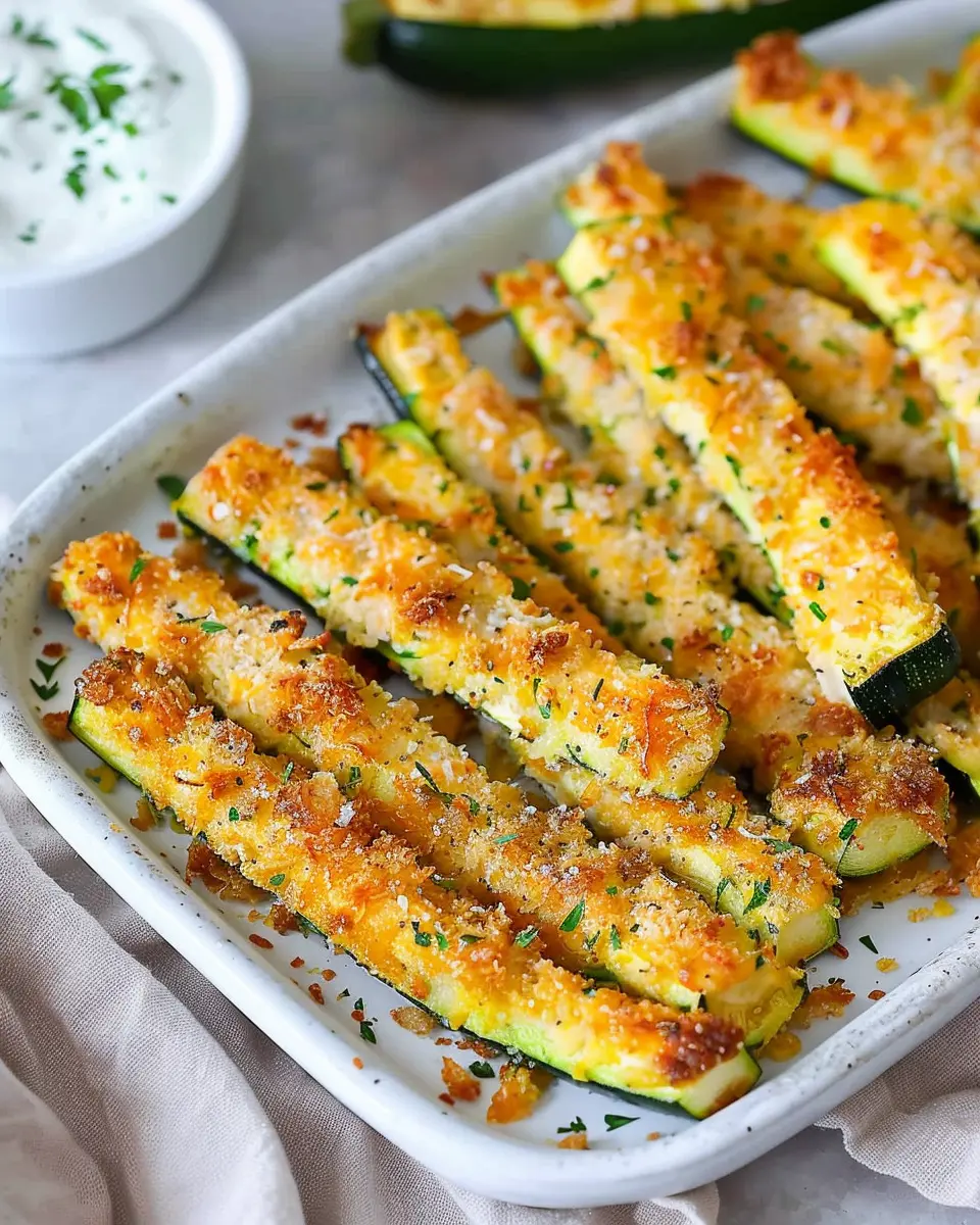baked zucchini fries